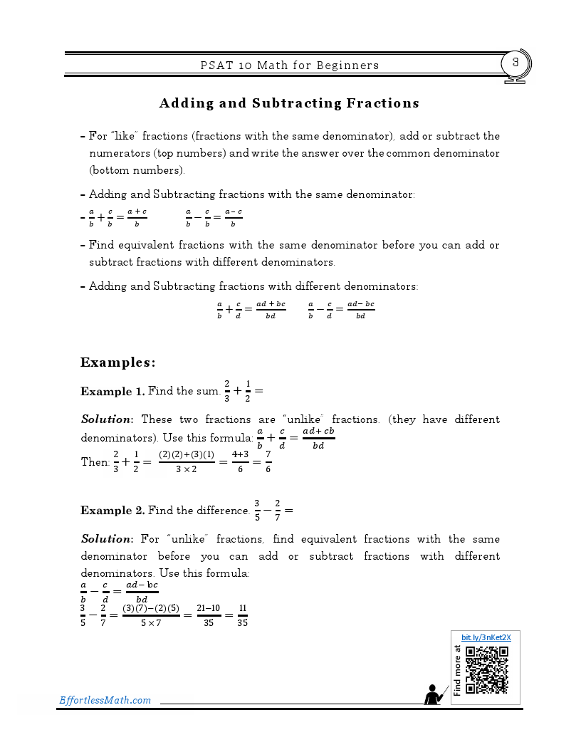 PSAT 10 Math for Beginners 2023: The Ultimate Step by Step Guide to ...