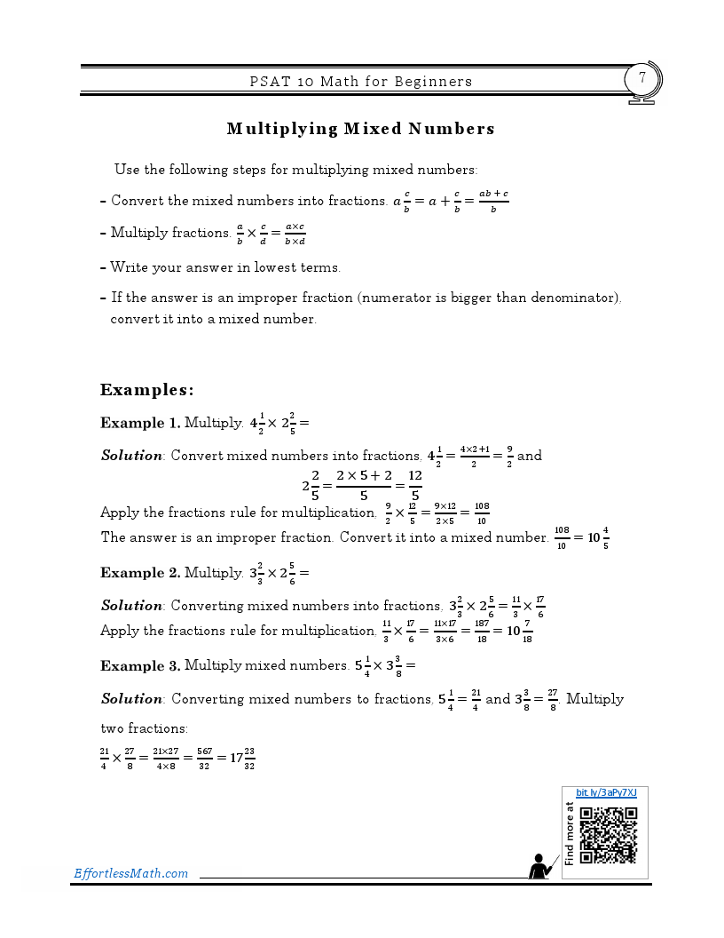 PSAT 10 Math for Beginners 2023: The Ultimate Step by Step Guide to ...