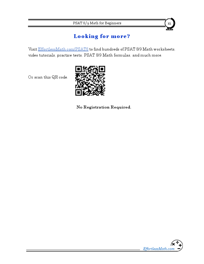 PSAT 8/9 Math for Beginners: The Ultimate Step by Step Guide to ...