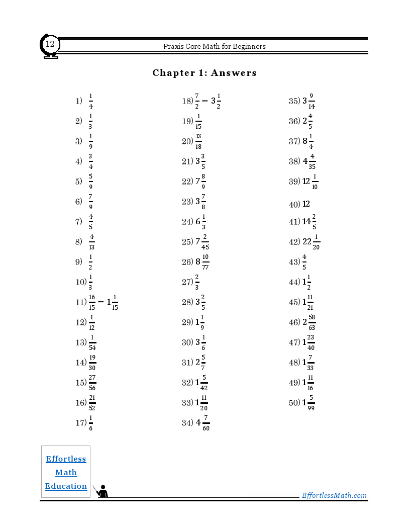Praxis Core Math for Beginners 2024: The Ultimate Step by Step Guide to ...