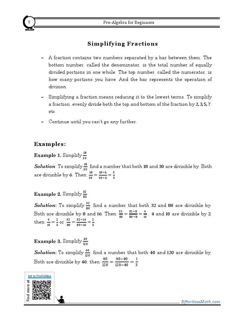 Pre-Algebra for Beginners: The Ultimate Step by Step Guide to Preparing ...