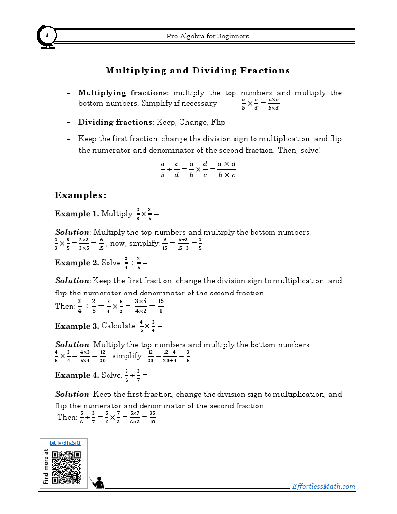 Pre-Algebra for Beginners: The Ultimate Step by Step Guide to Preparing ...