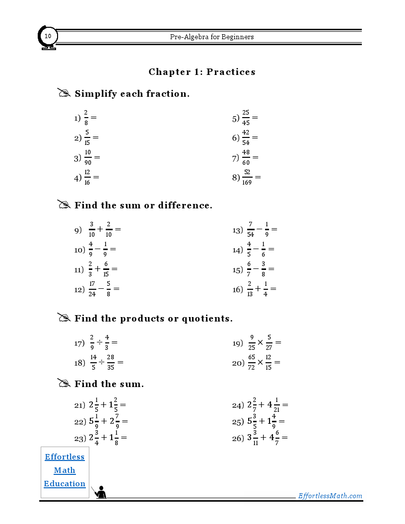 Pre-Algebra for Beginners: The Ultimate Step by Step Guide to Preparing ...