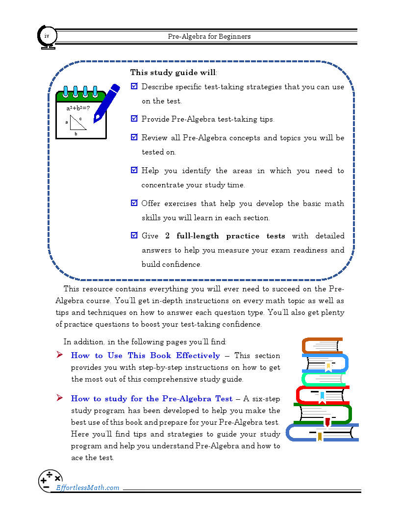 Pre-Algebra for Beginners: The Ultimate Step by Step Guide to Preparing ...