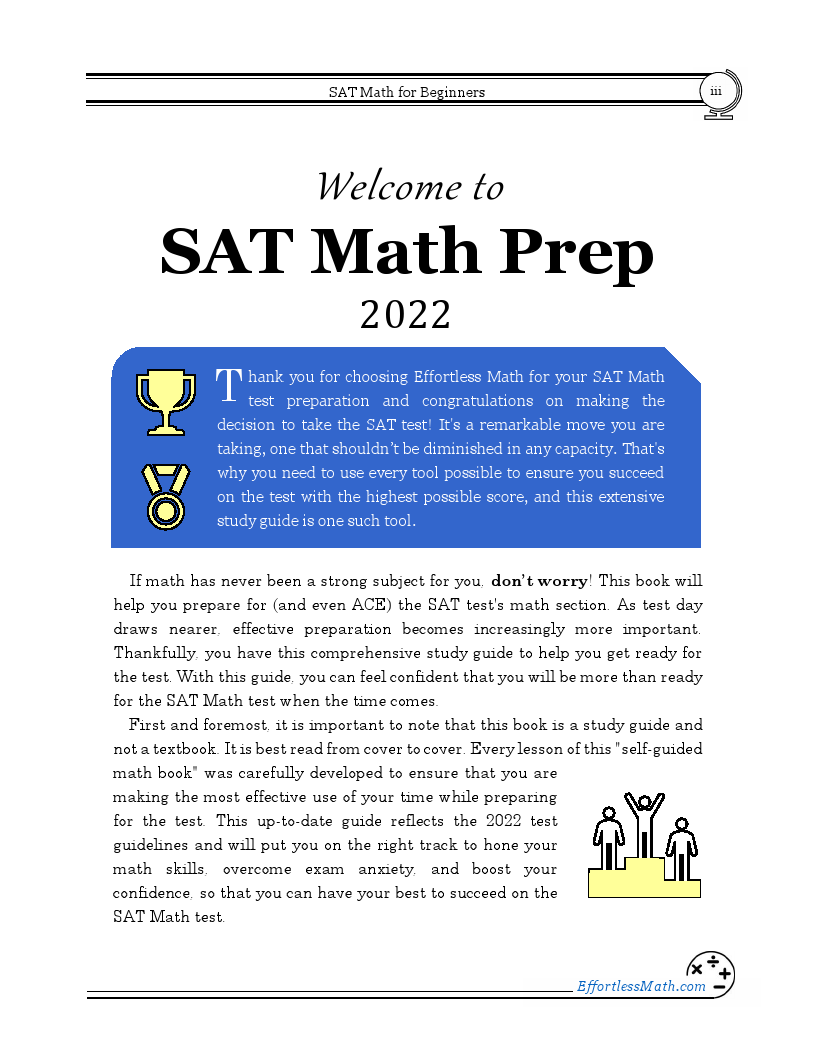 SAT Math for Beginners 2024: The Ultimate Step by Step Guide to ...