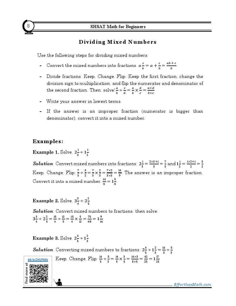SHSAT Math for Beginners 2023: The Ultimate Step by Step Guide to ...