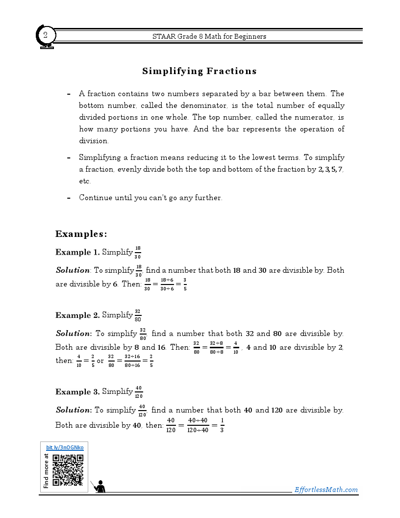 STAAR Grade 8 Math for Beginners 2023: The Ultimate Step by Step Guide ...