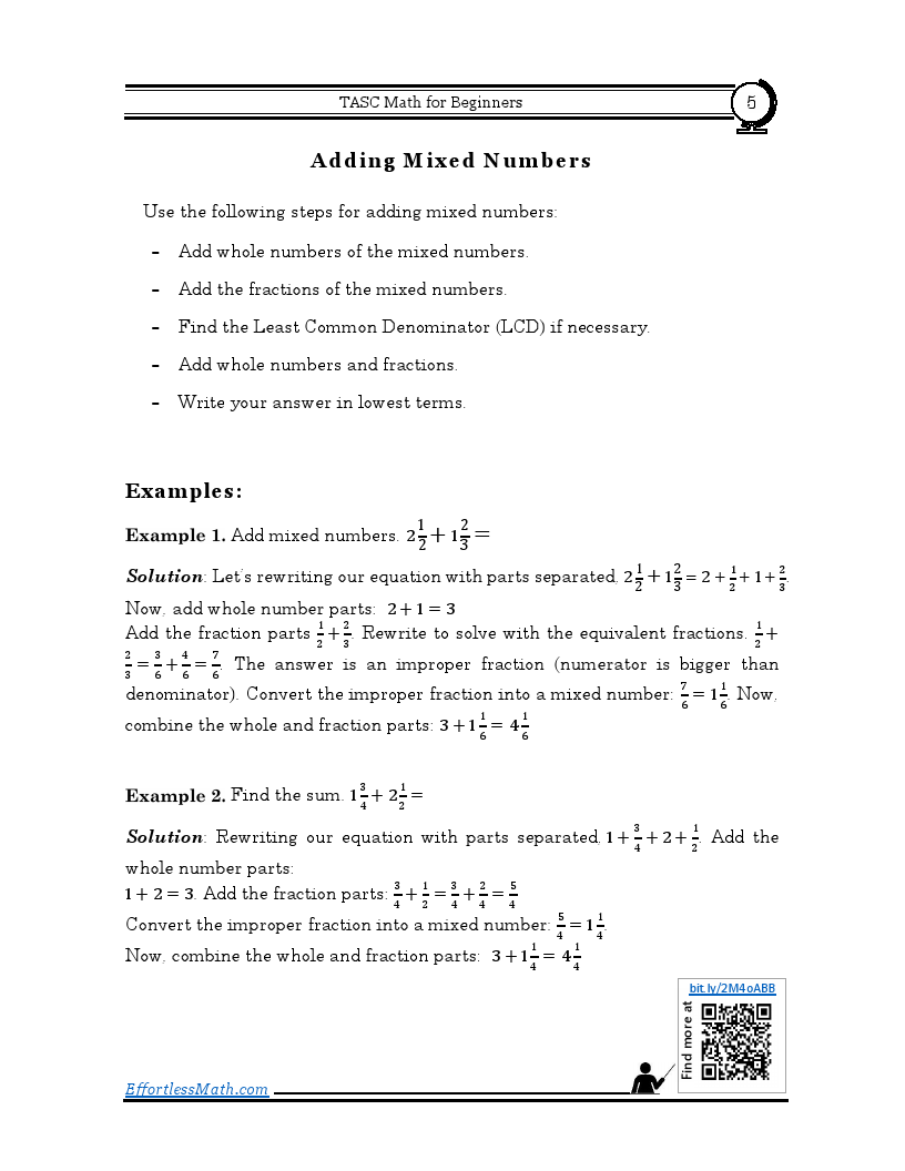 TASC Math for Beginners 2023: The Ultimate Step by Step Guide to ...