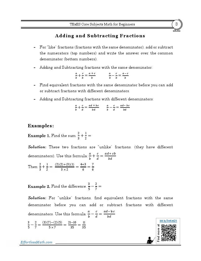TExES Core Subjects EC-6 MATH For Beginners 2024: The Ultimate Step by ...