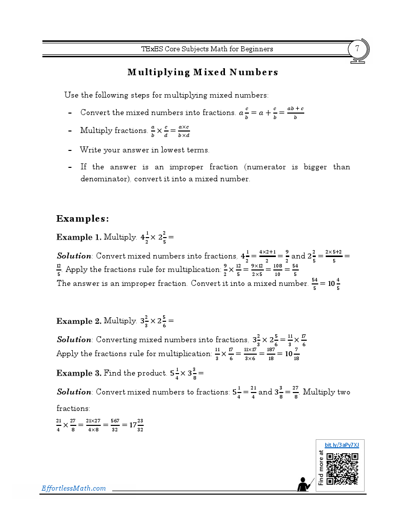 TExES Core Subjects EC-6 MATH For Beginners 2023: The Ultimate Step by ...