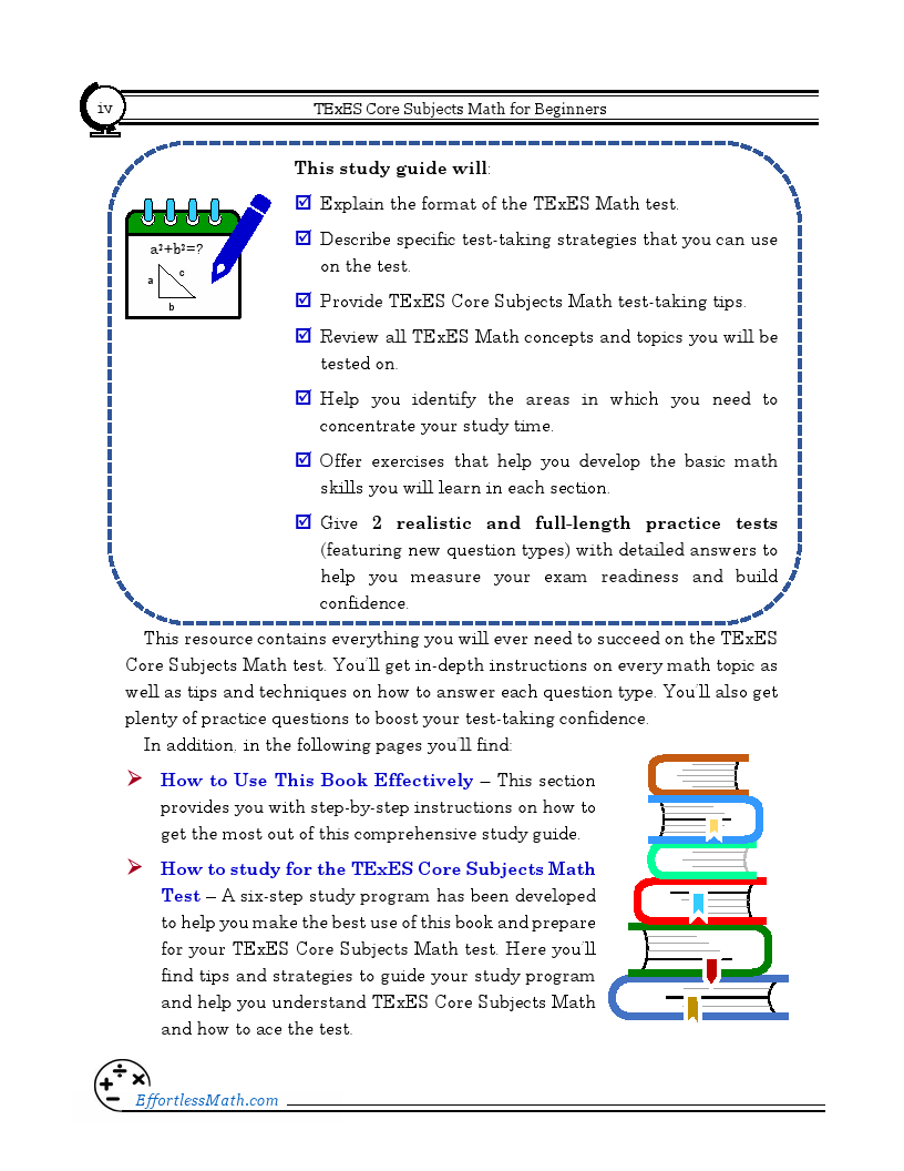TExES Core Subjects EC-6 MATH For Beginners 2024: The Ultimate Step by ...