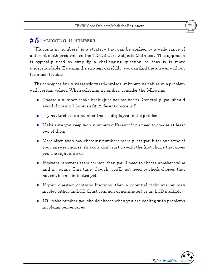 TExES Core Subjects EC-6 MATH For Beginners 2024: The Ultimate Step by ...