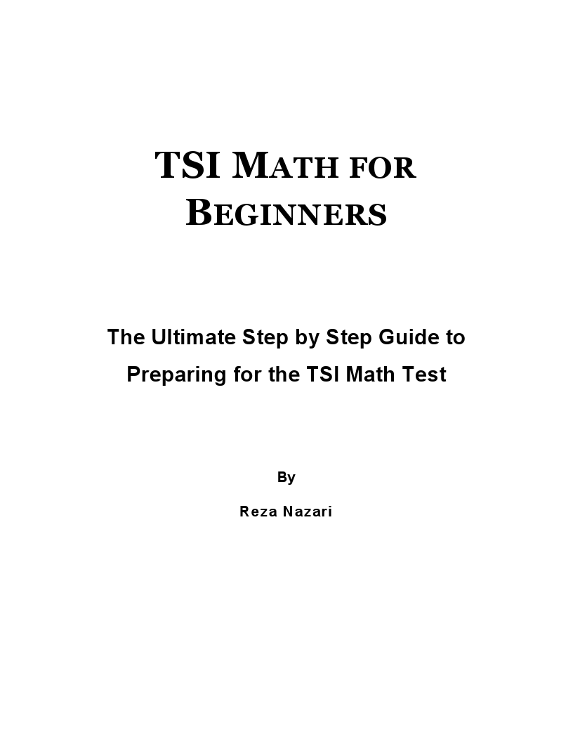 TSIA2 Math for Beginners 2024: The Ultimate Step by Step Guide to ...