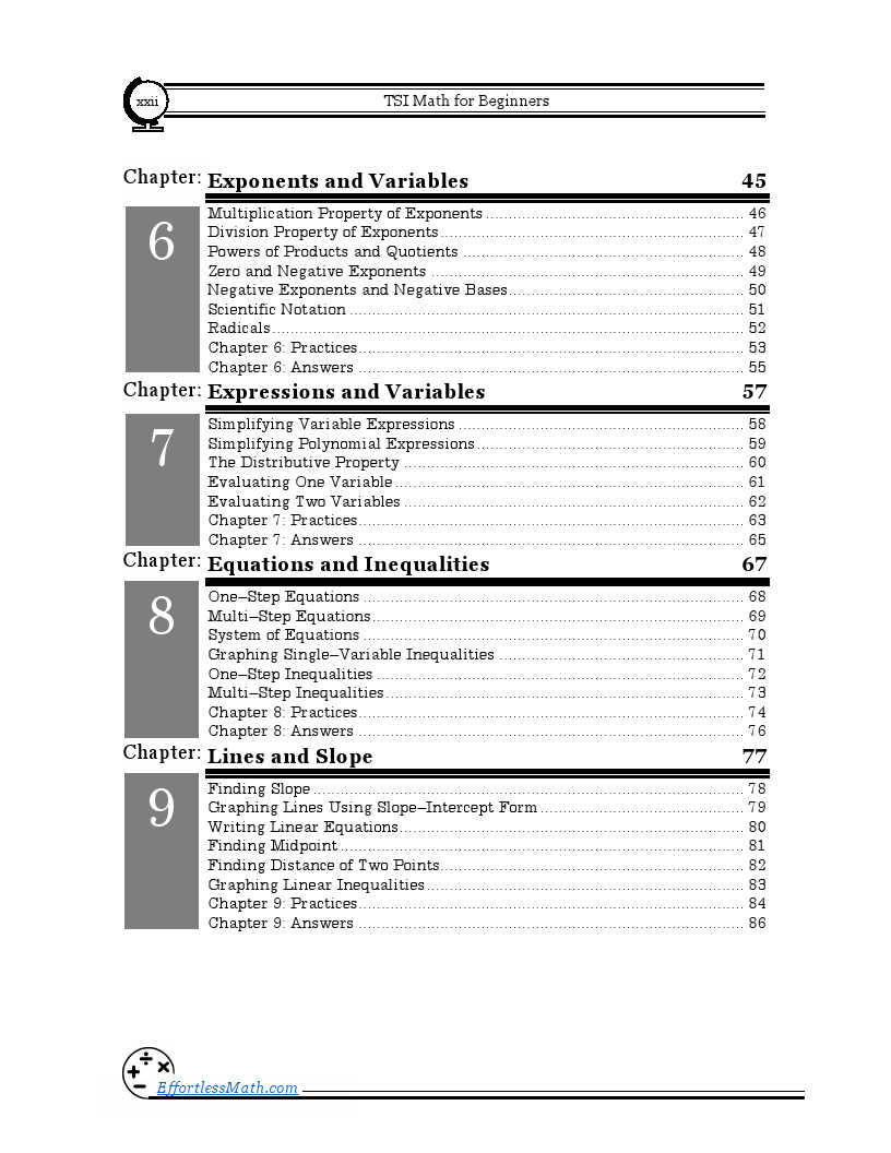 TSIA2 Math for Beginners 2024: The Ultimate Step by Step Guide to ...