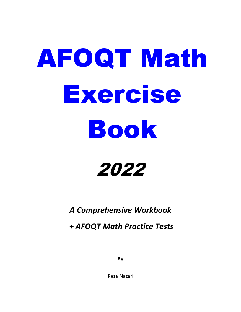 AFOQT Math Exercise Book: A Comprehensive Workbook + AFOQT Math ...