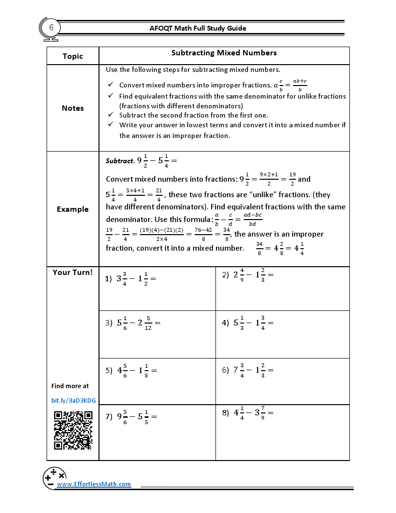 AFOQT Math Full Study Guide: Comprehensive Review + Practice Tests ...