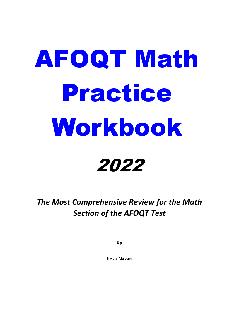 AFOQT Math Practice Workbook: The Most Comprehensive Review for the ...