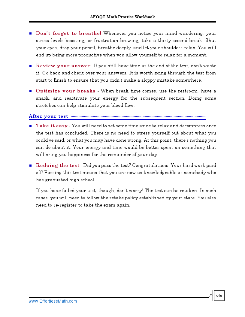 AFOQT Math Practice Workbook: The Most Comprehensive Review for the ...