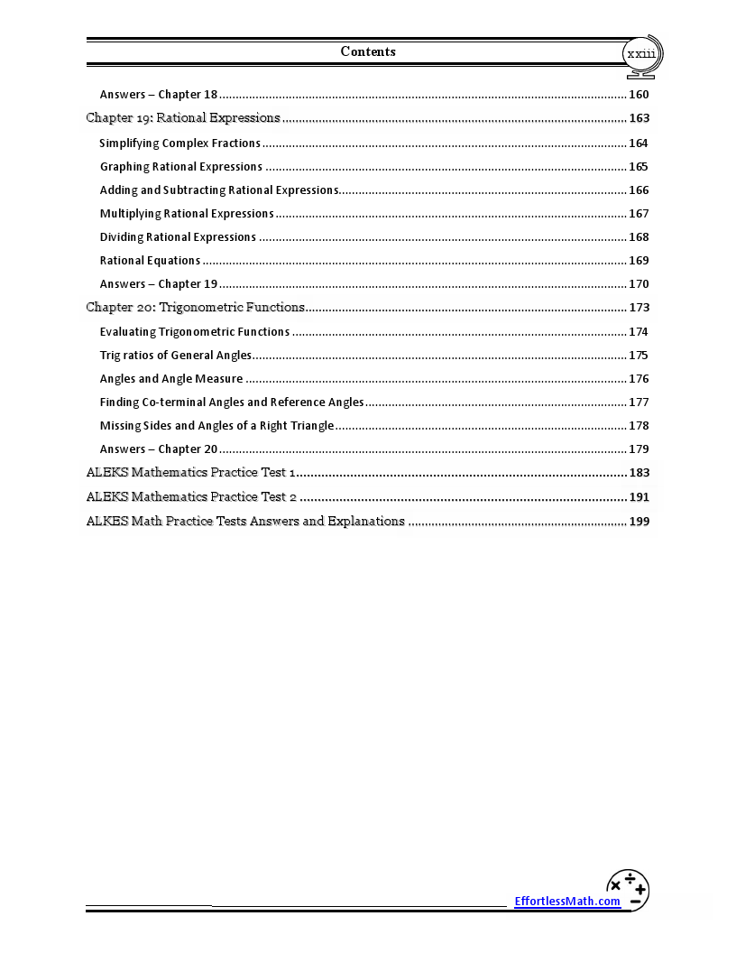 ALEKS Math Exercise Book: A Comprehensive Workbook + ALEKS Math ...