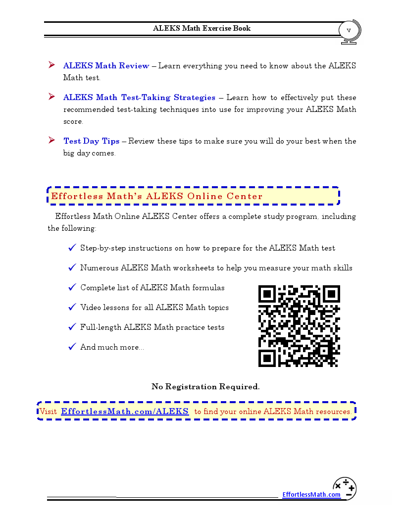 ALEKS Math Exercise Book: A Comprehensive Workbook + ALEKS Math ...