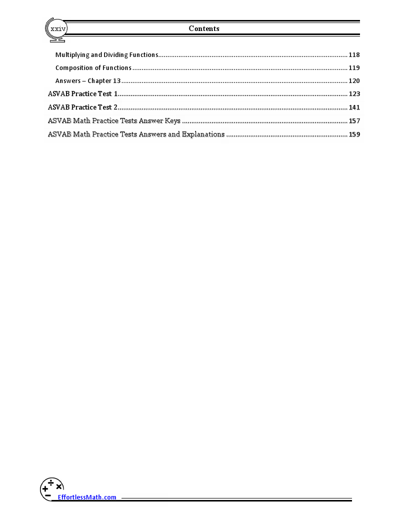 ASVAB Math Exercise Book: A Comprehensive Workbook + ASVAB Math ...