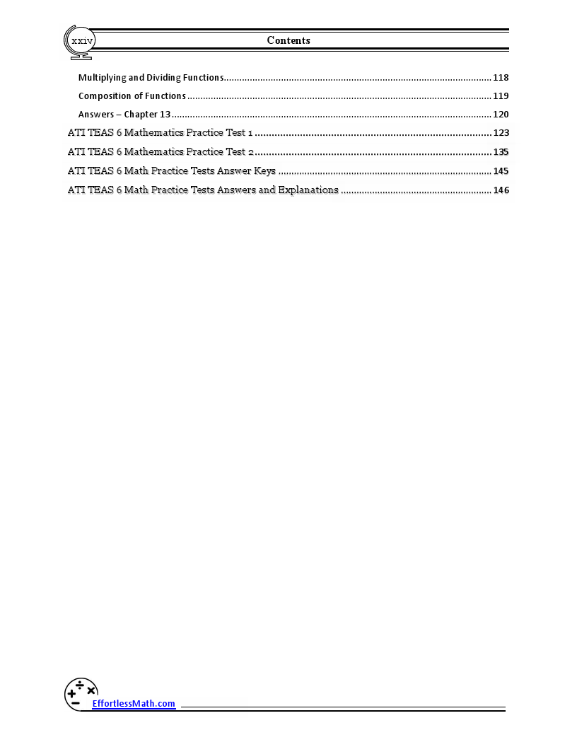 ATI TEAS 6 Math Exercise Book: A Comprehensive Workbook + ATI TEAS 6 ...