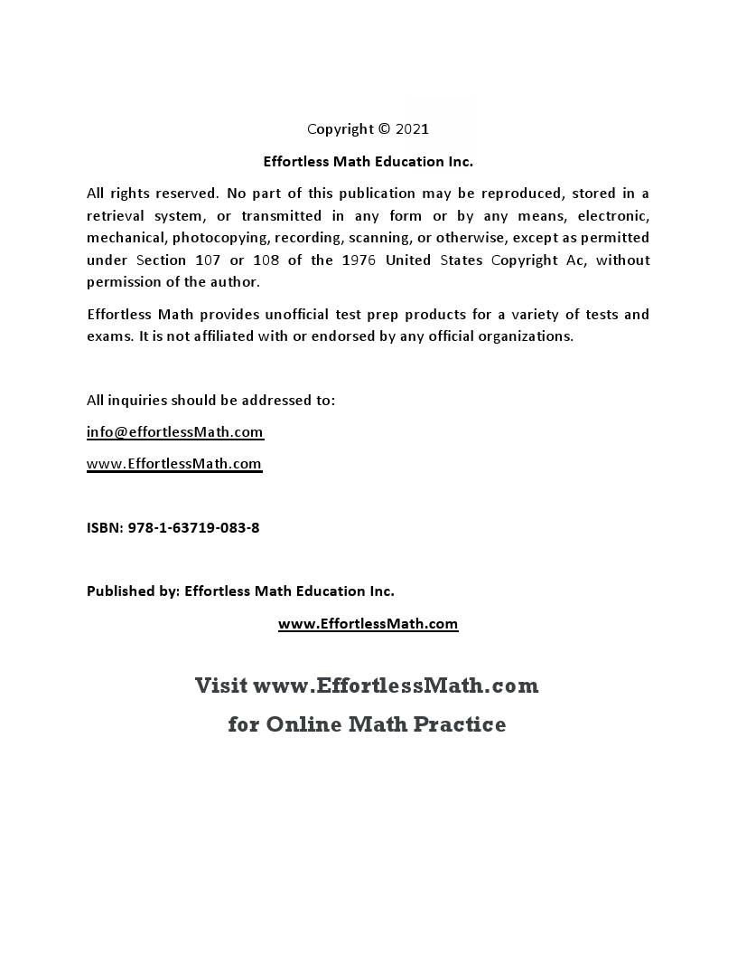 Accuplacer Math Full Study Guide: Comprehensive Review + Practice Tests ...