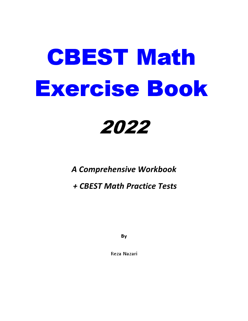 CBEST Math Exercise Book: A Comprehensive Workbook + CBEST Math ...