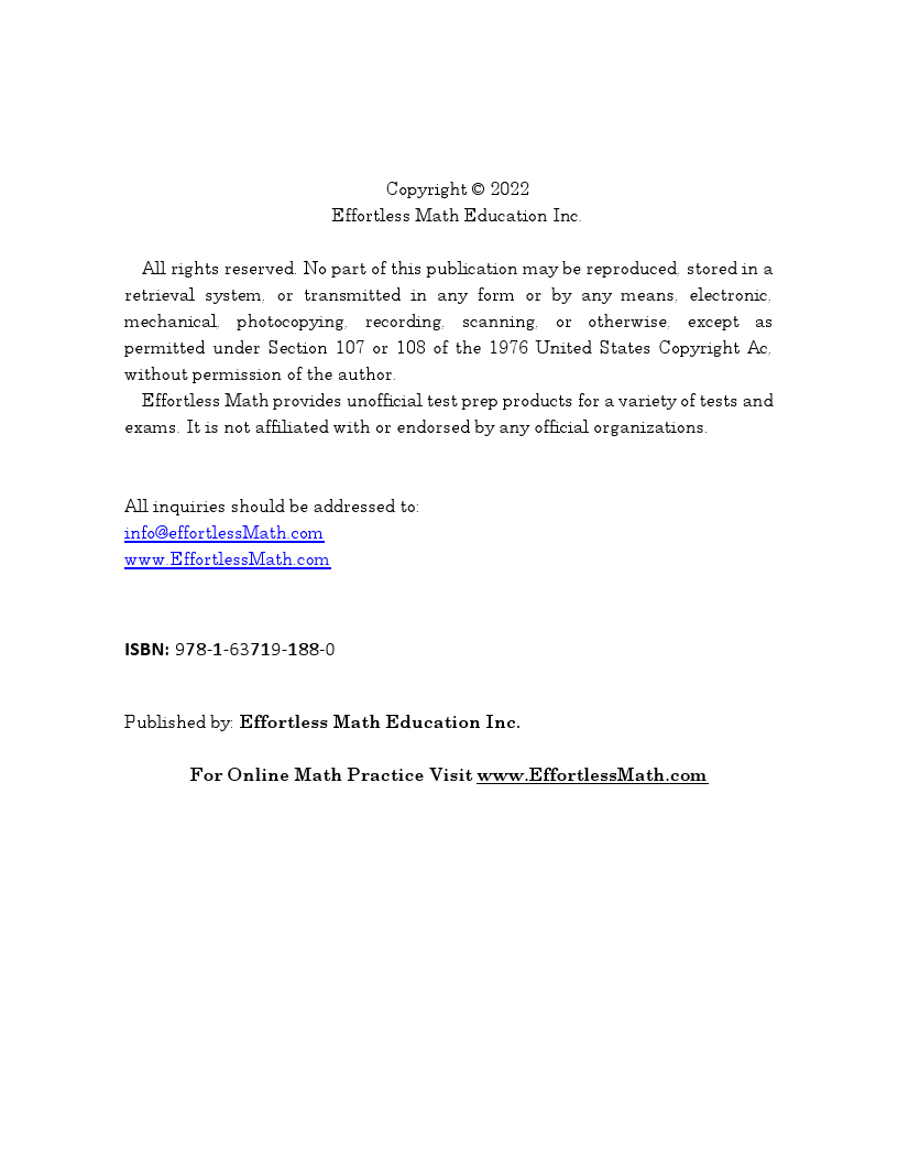 CBEST Math Exercise Book: A Comprehensive Workbook + CBEST Math ...