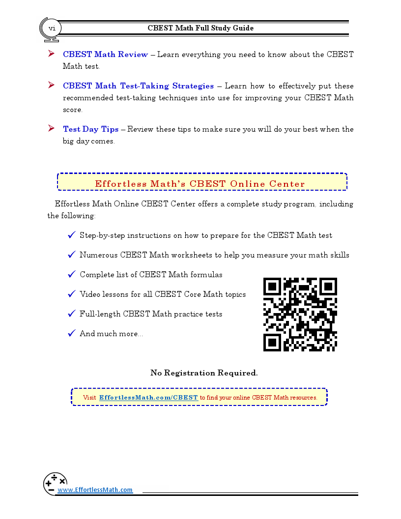 CBEST Math Full Study Guide: Comprehensive Review + Practice Tests ...