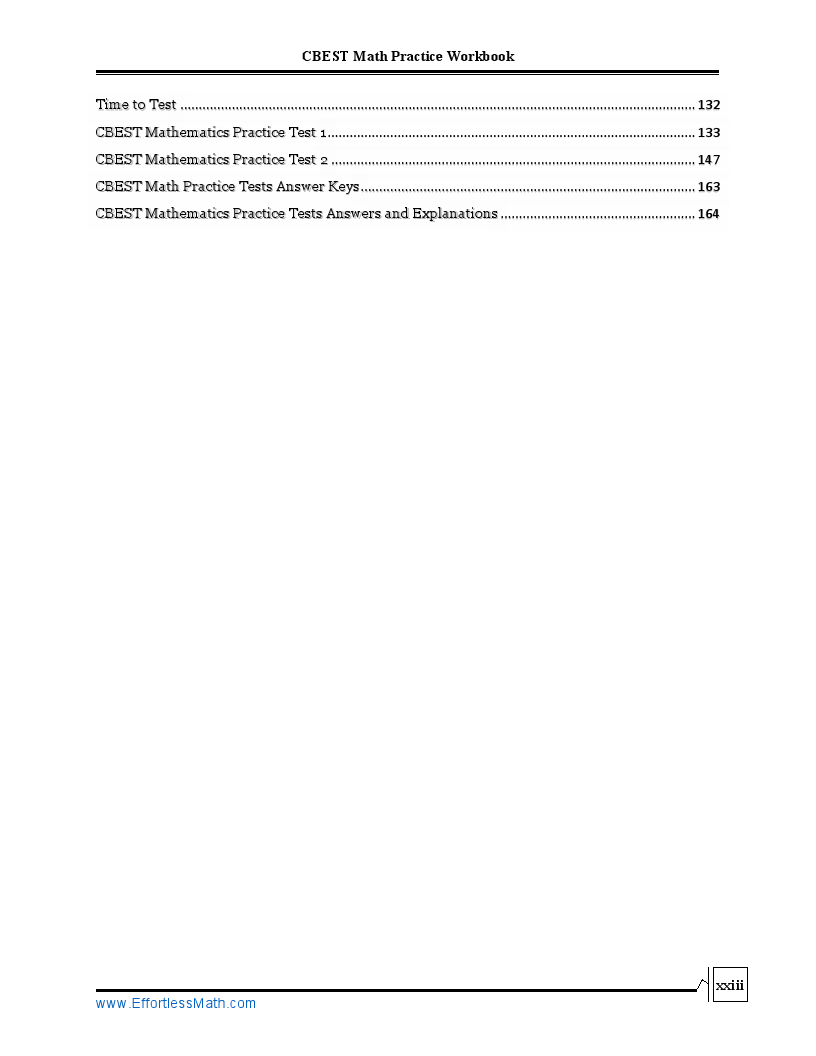 CBEST Math Practice Workbook: The Most Comprehensive Review for the ...