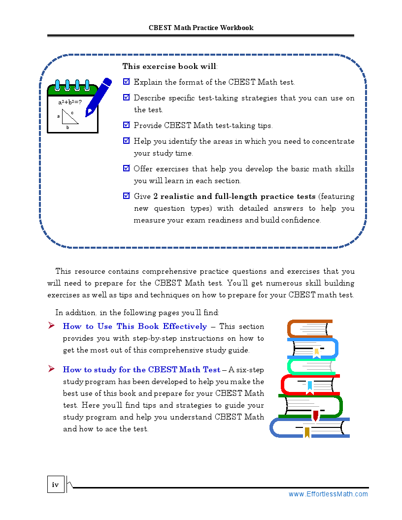 CBEST Math Practice Workbook: The Most Comprehensive Review for the ...