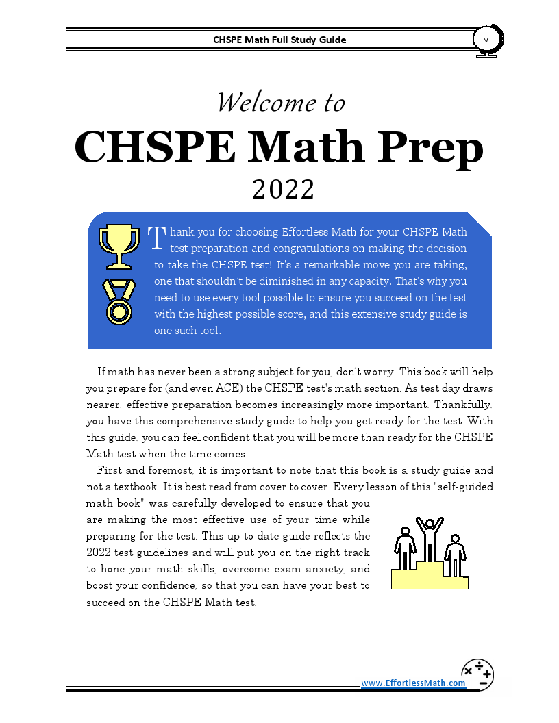CHSPE Math Full Study Guide: Comprehensive Review + Practice Tests ...