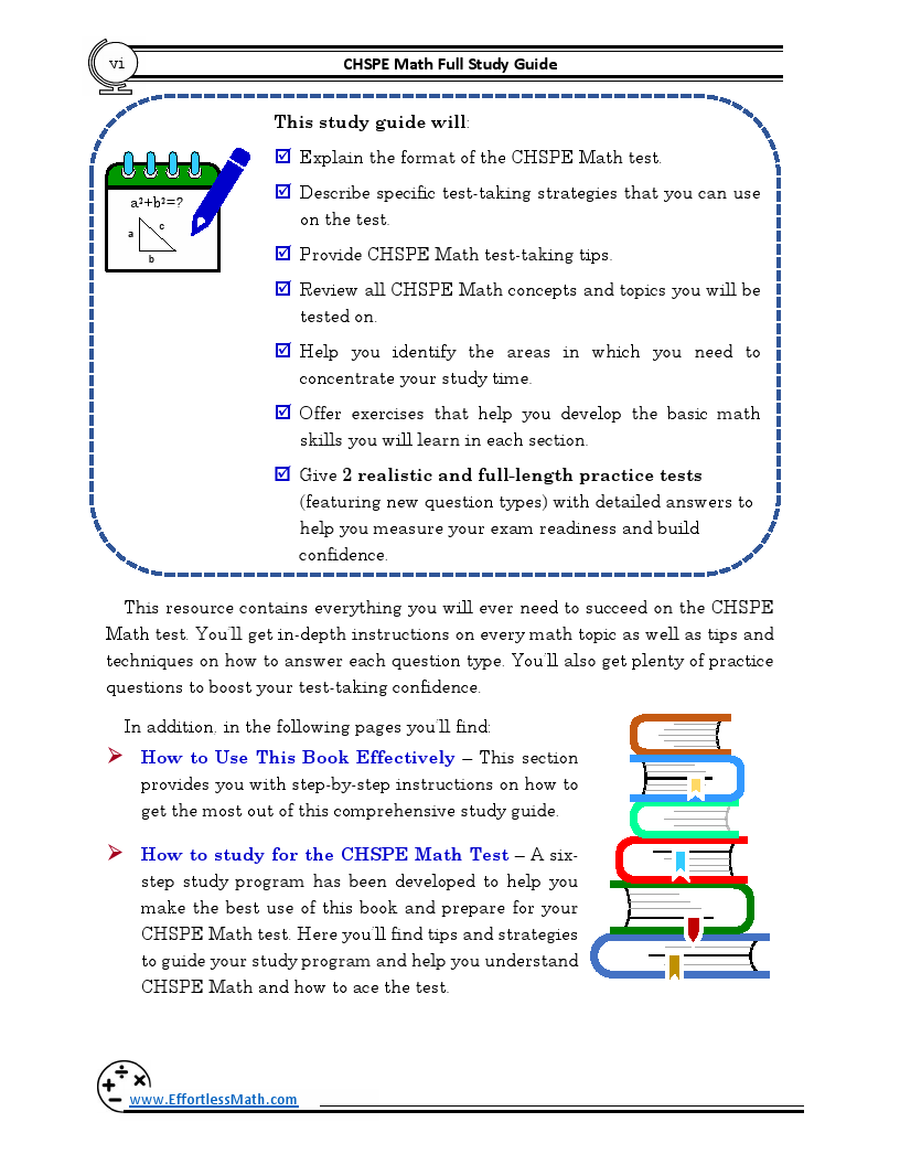 CHSPE Math Full Study Guide: Comprehensive Review + Practice Tests ...