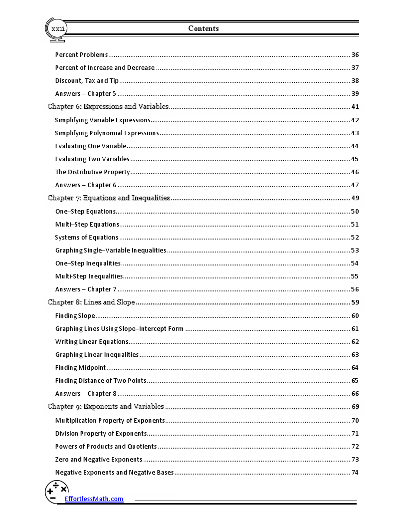 FTCE Math Exercise Book: A Comprehensive Workbook + FTCE Math Practice ...