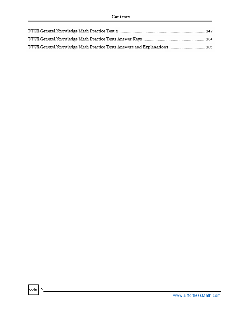 FTCE General Knowledge Math Practice Workbook 2025: The Most ...