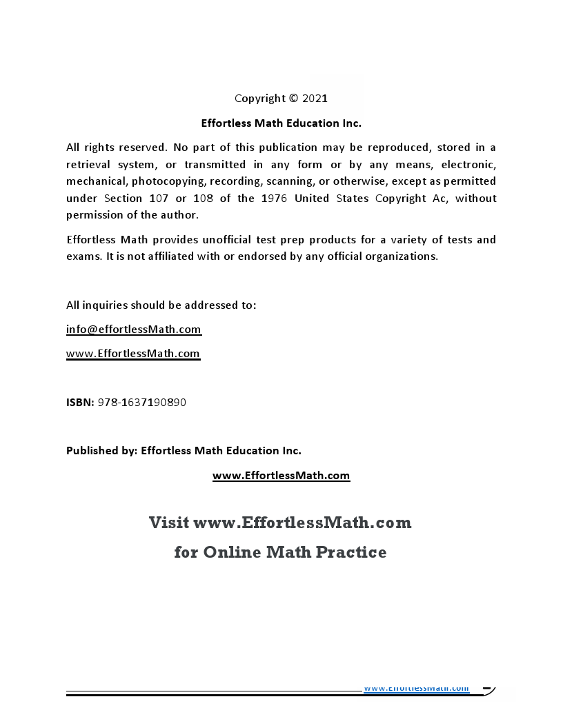 HiSET Math Full Study Guide: Comprehensive Review + Practice Tests ...