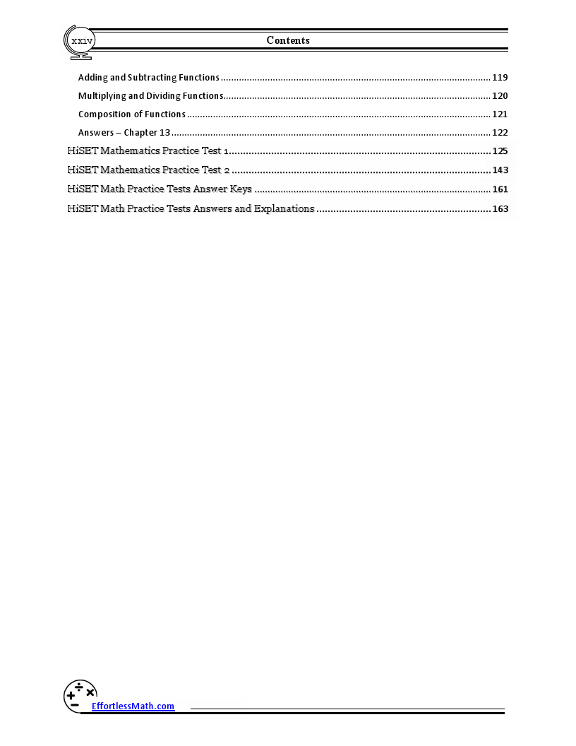 HiSET Math Exercise Book: A Comprehensive Workbook + HiSET Math ...