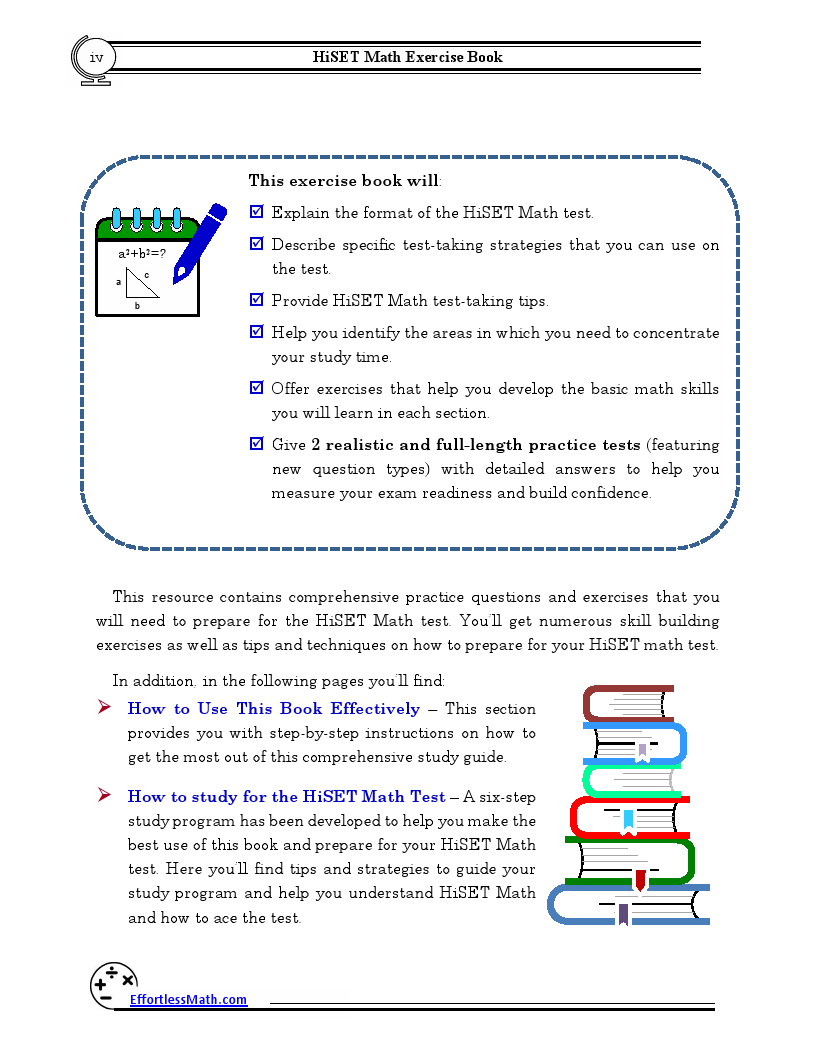 HiSET Math Exercise Book A Comprehensive Workbook HiSET Math hiset-math-exercise-book-a-comprehensive-workbook-hiset-math