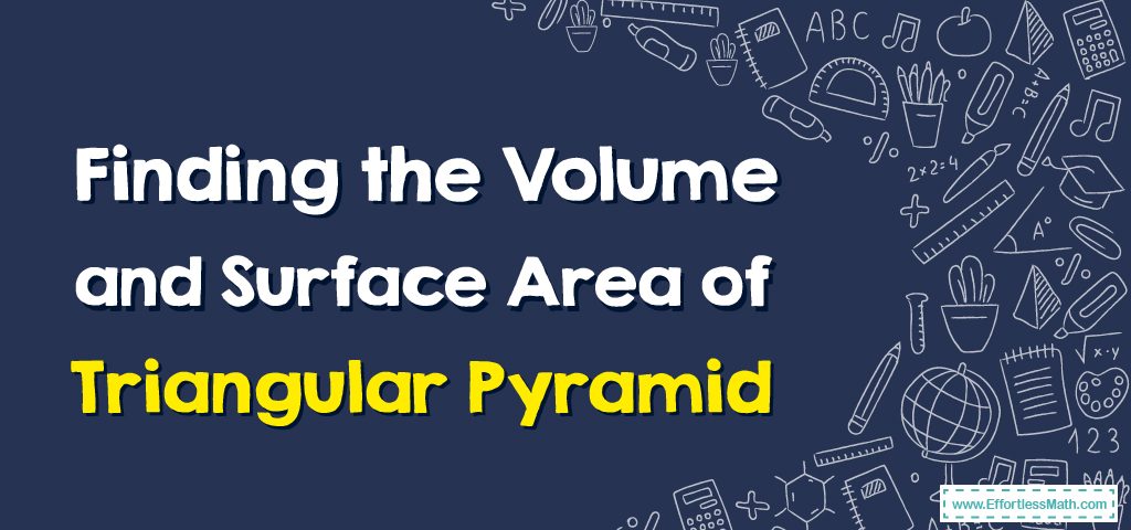 Volume Of A Triangular Pyramid