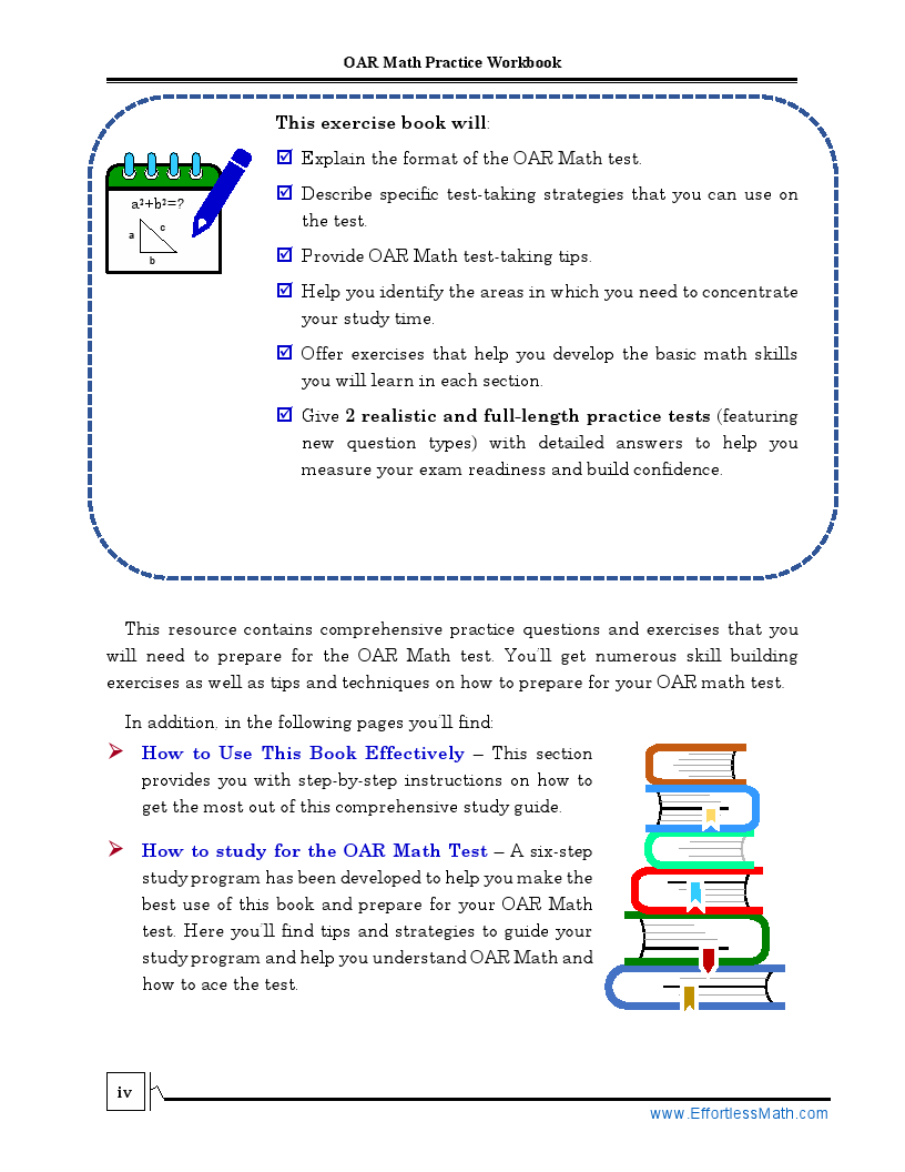 OAR Math Practice Workbook 2025: The Most Comprehensive Review for the ...