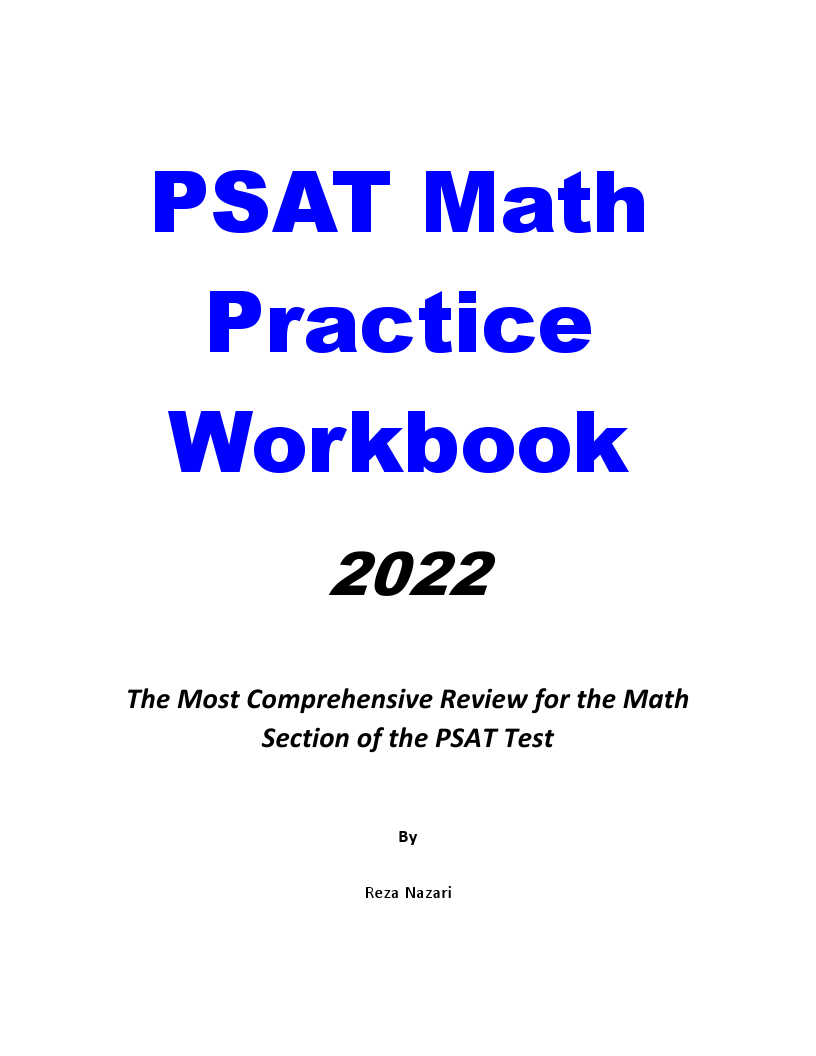 PSAT Math Practice Workbook 2024: The Most Comprehensive Review for the ...