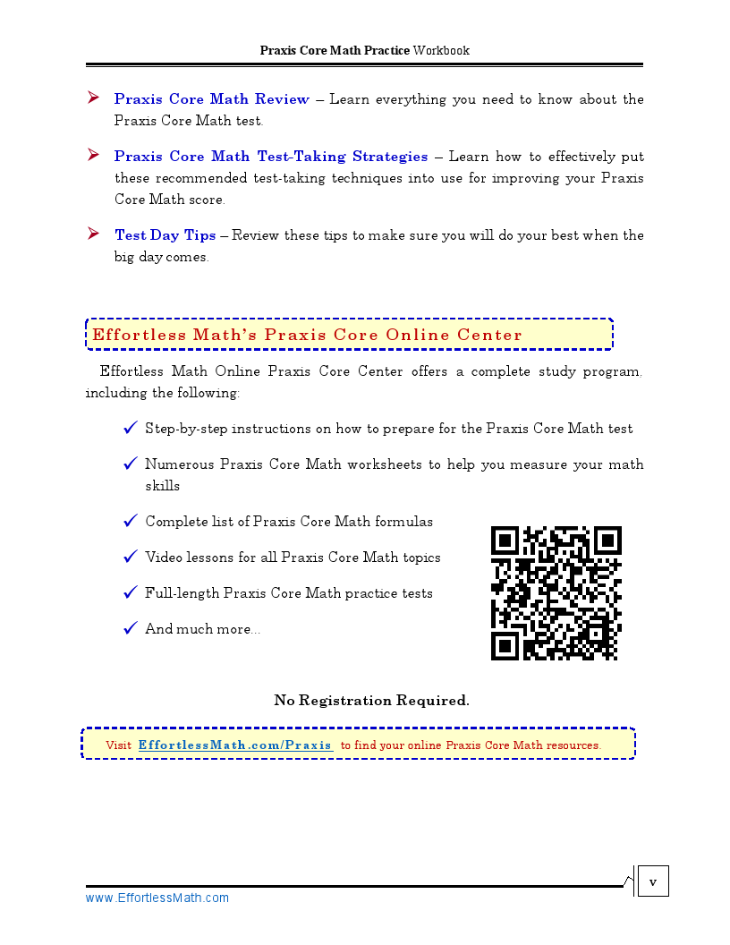 Praxis Core Math Practice Workbook 2024: The Most Comprehensive Review ...