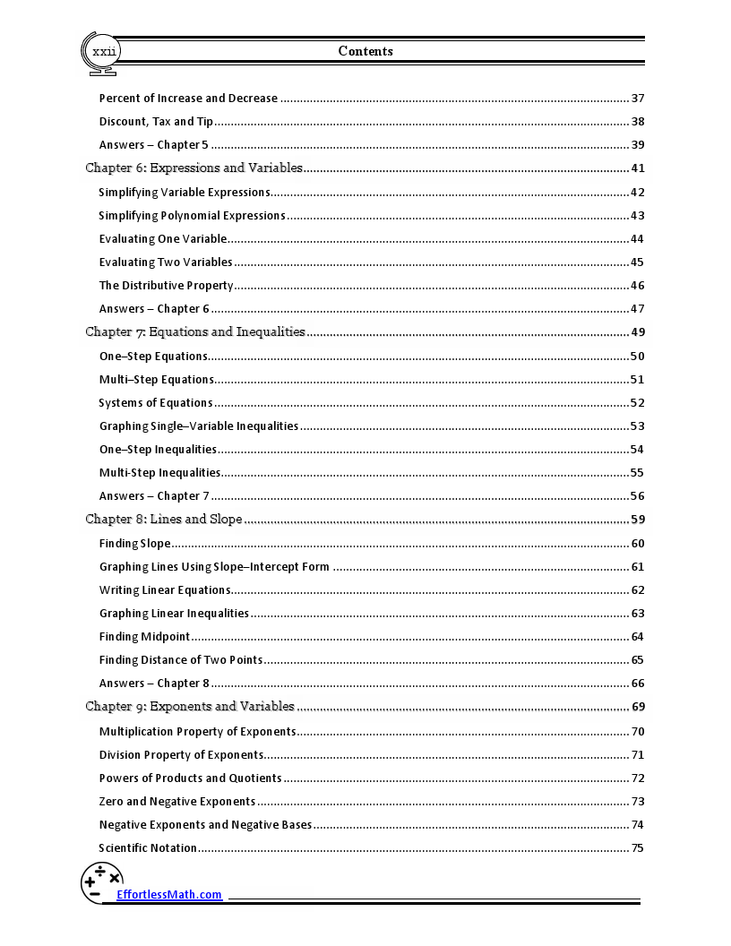 SAT Math Exercise Book: A Comprehensive | Effortless Math