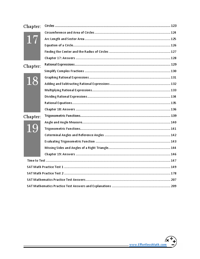 SAT Math Full Study Guide: Comprehensive | Effortless Math