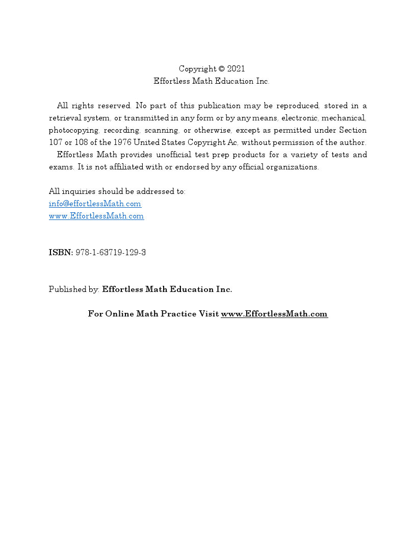 SAT Math Practice Workbook 2024: The Most Comprehensive Review for the ...