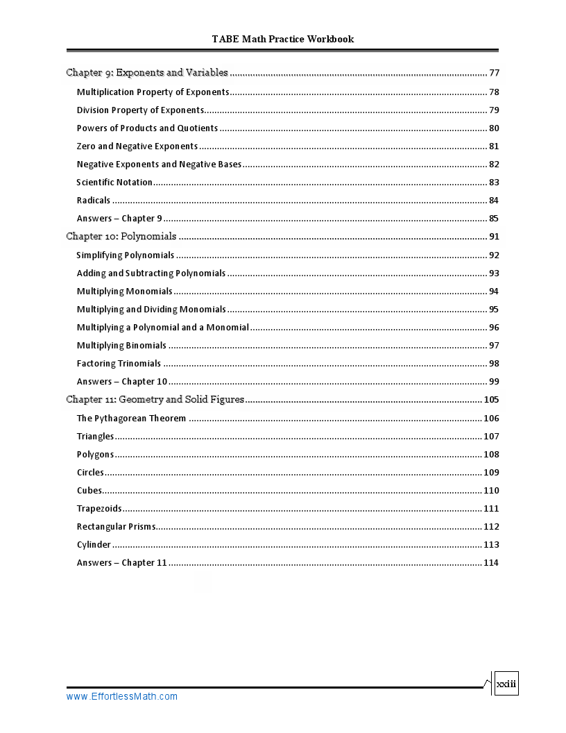 TABE Math Practice Workbook 2025: The Most Comprehensive Review for the ...