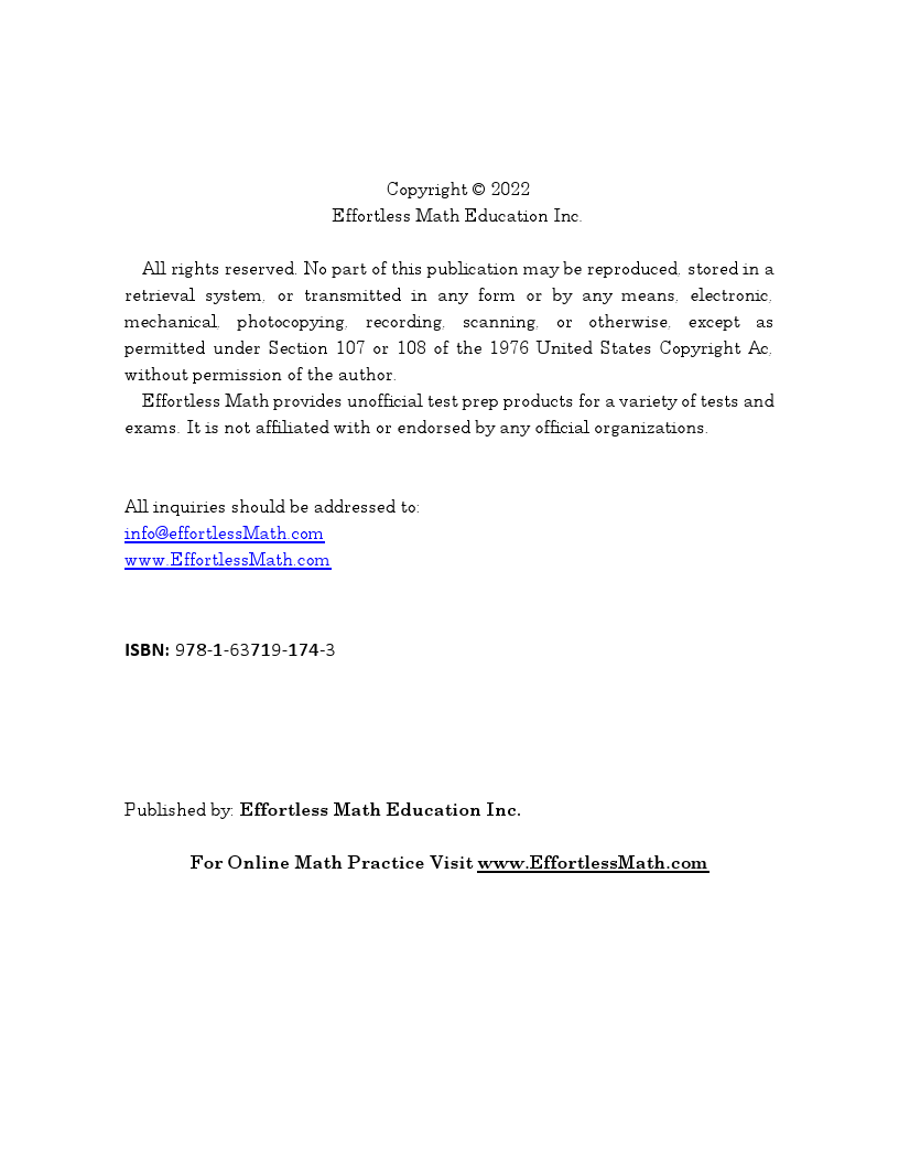 TASC Math Exercise Book: A Comprehensive Workbook + TASC Math Practice ...