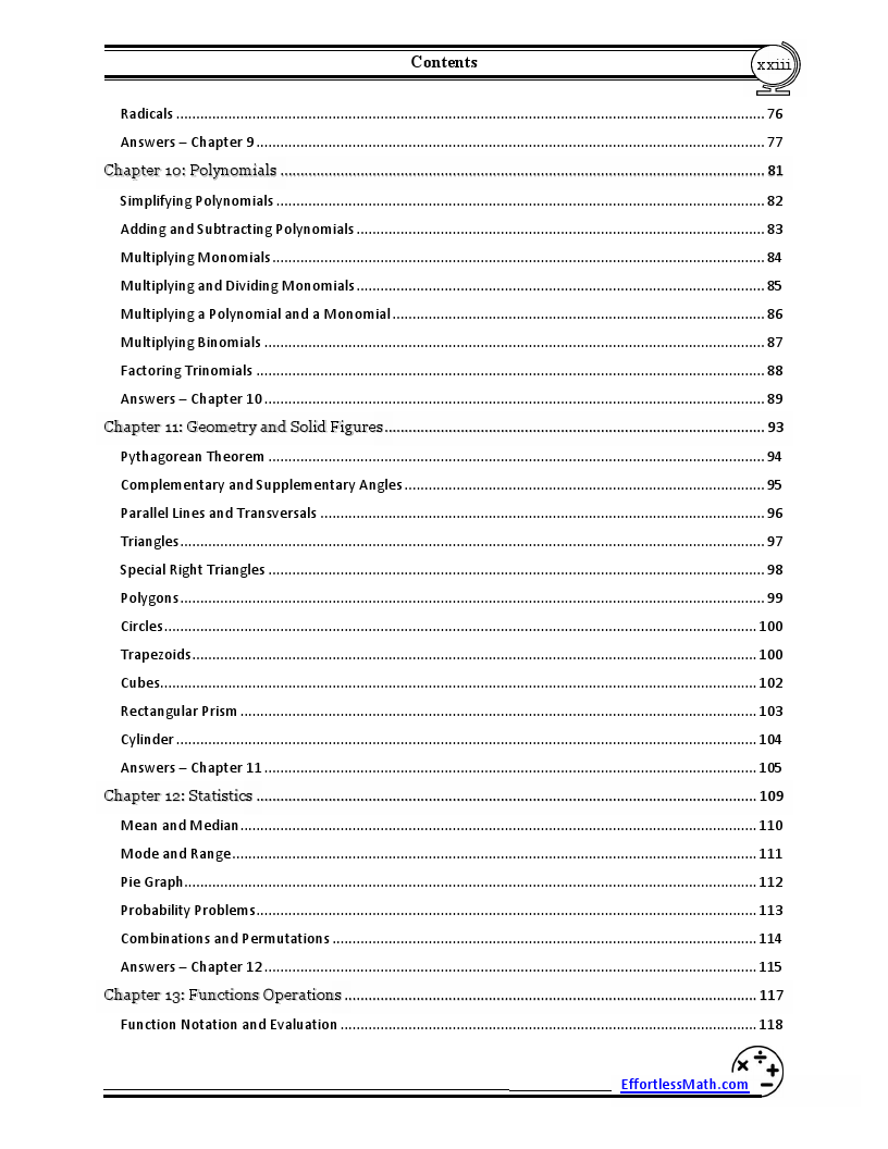 TSI Math Exercise Book: A Comprehensive Workbook + TSI Math Practice ...