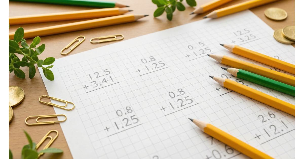 Adding Decimals for 5th Grade: Align, Add, and Check - Effortless Math ...